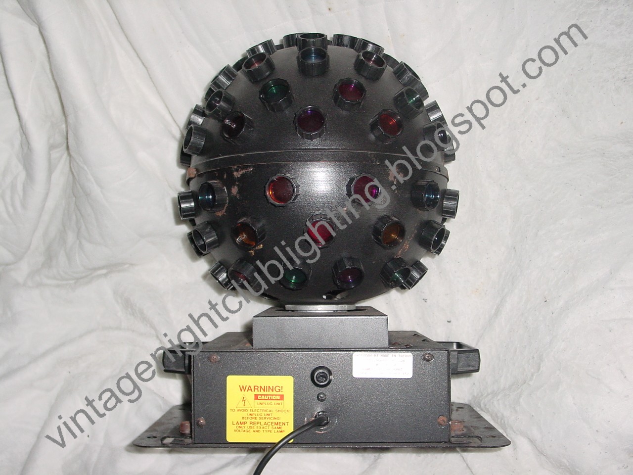 Vintage Night Club Lighting: American DJ SunRay S-150D Arc Lamp Ball