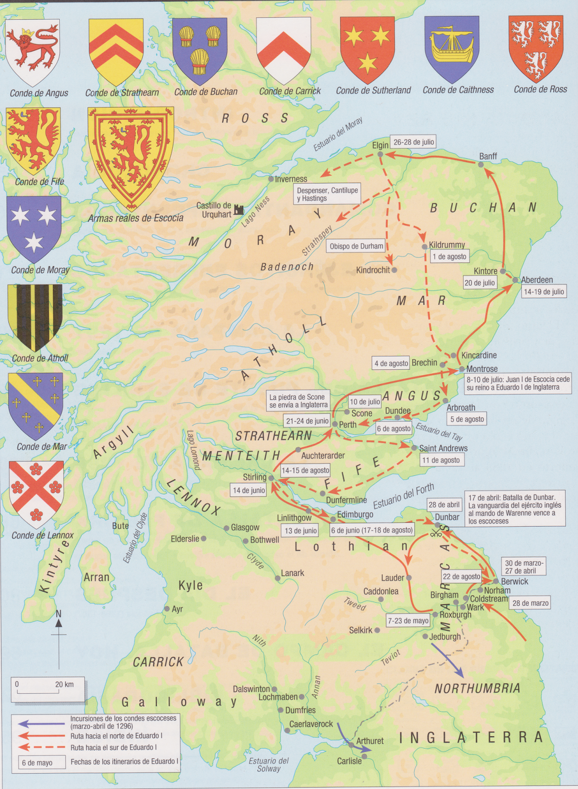 Reyes y Dinastías.: William Wallace y la revuelta escocesa de 1297