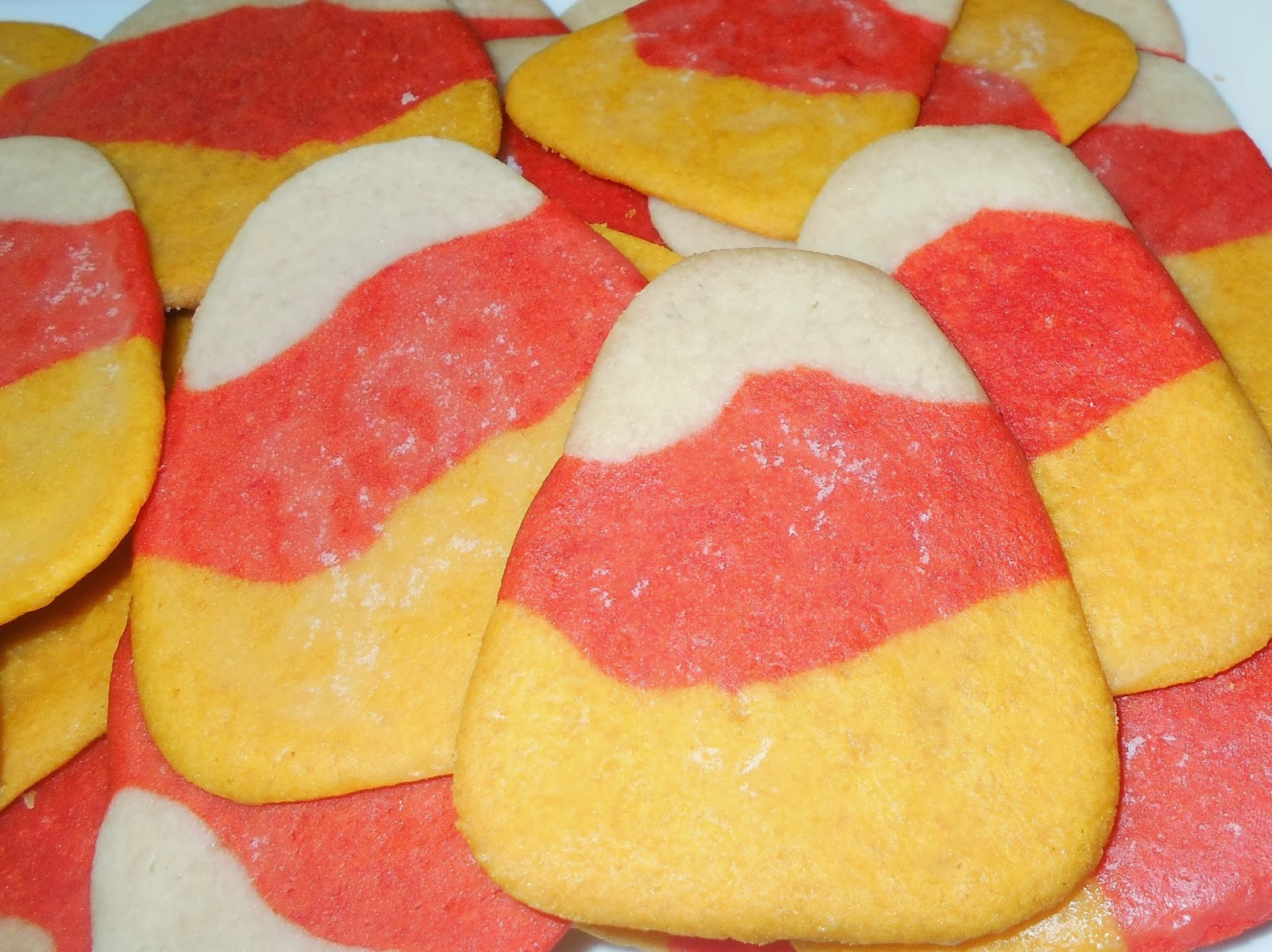 Talented Terrace Girls: Candy Corn Cookies - Two Ways