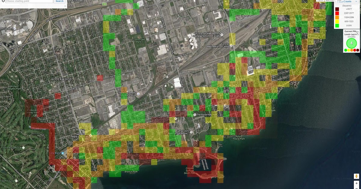 Toronto's Air Pollution Map