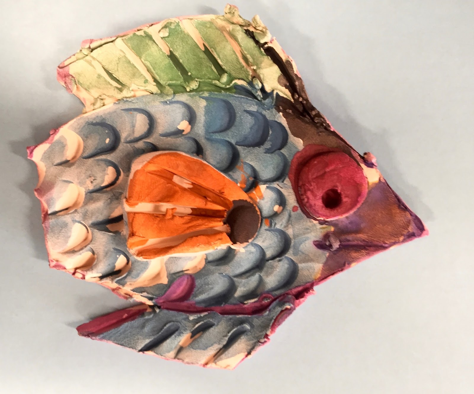Grandville Elementary ART: Kindergarten Clay Fish