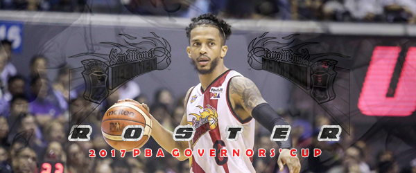 List of San Miguel Beermen Roster 2017 PBA Governors' Cup