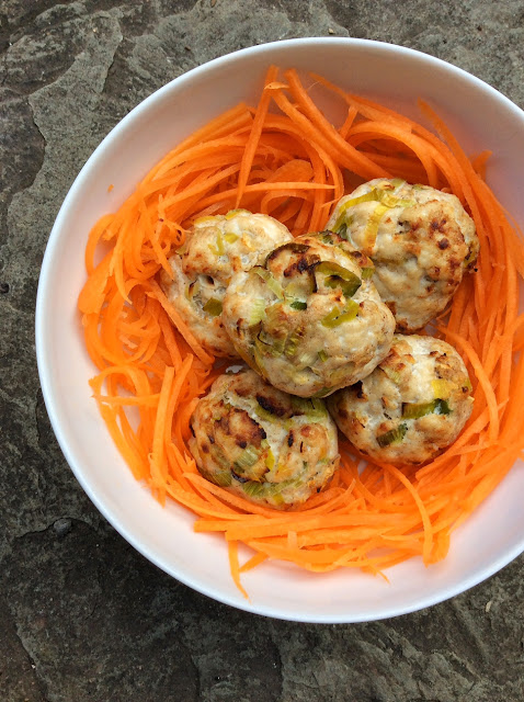 Apple and Leek Meatballs