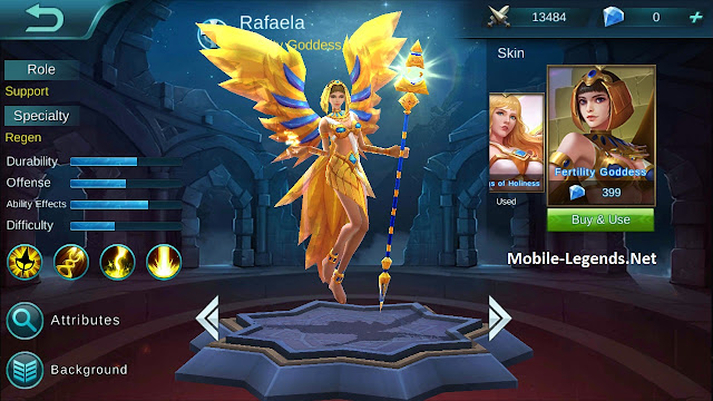 MOBILE LEGENDS CHARACTERS: RAFAELA (MOBILE LEGENDS)