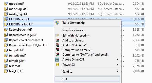 Dotnet Point Database Msdb Cannot Be Opened