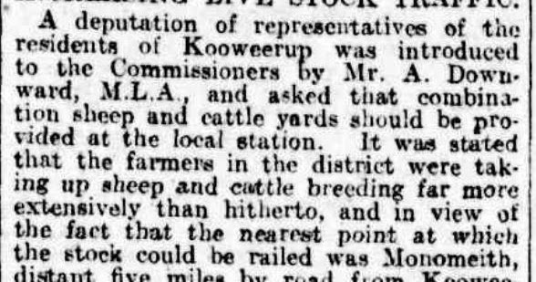 Koo Wee Rup Swamp History: What happened in Koo Wee Rup in 1912