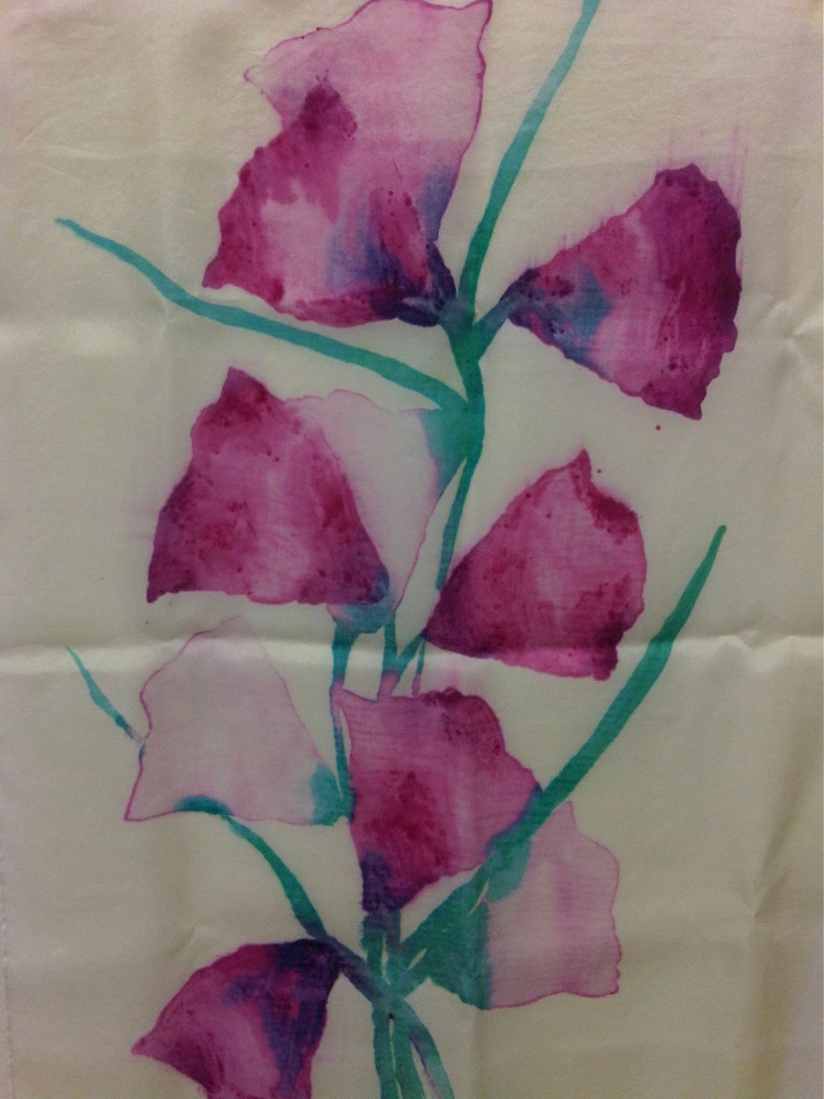 Surface Design: Silk screen print samples...