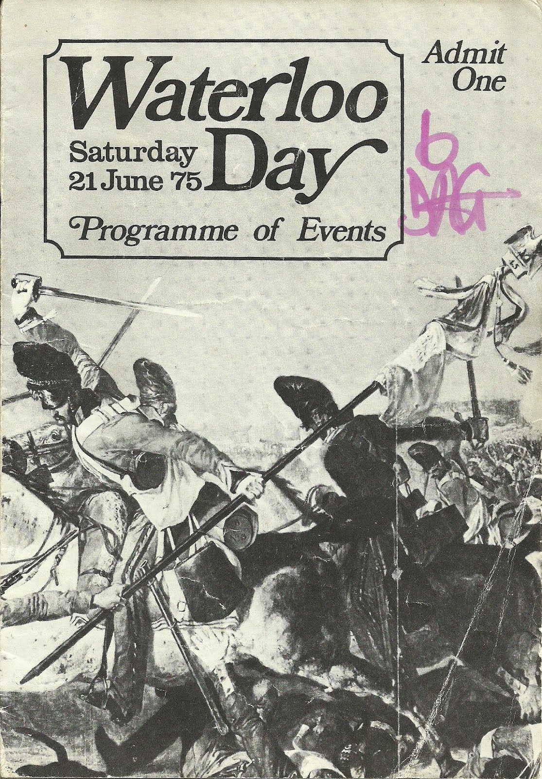 Vintage Wargaming: Waterloo Day Saturday 21st June 1975