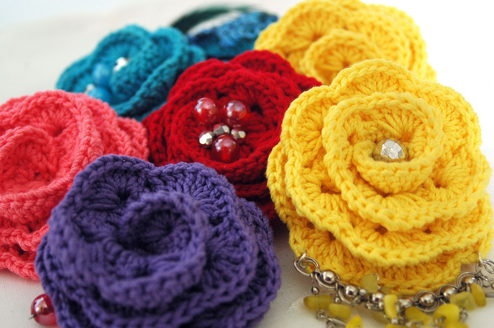 Patron rosa a crochet - Imagui