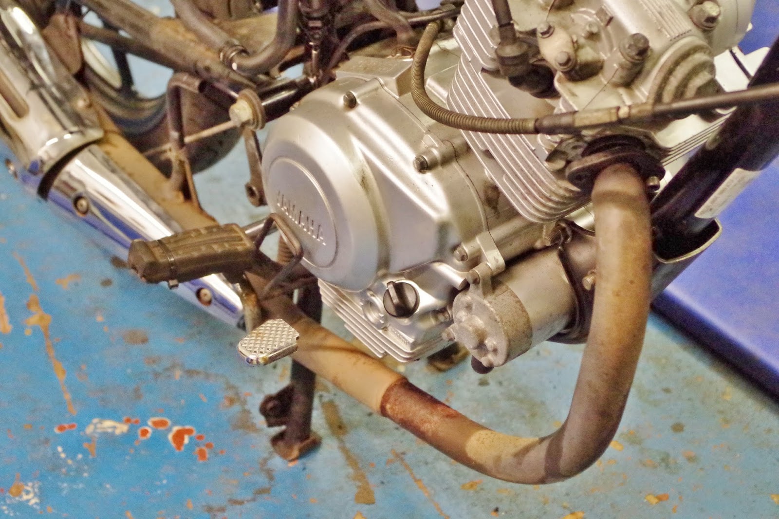 Yamaha YBR 125 Owner Blog : Yamaha YBR 125 Engine refit , fitting ...