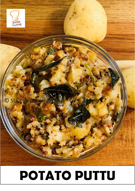 Potato Puttu | Potato Recipe | Vegetable Stir Fry | Side Dish for Rice ...