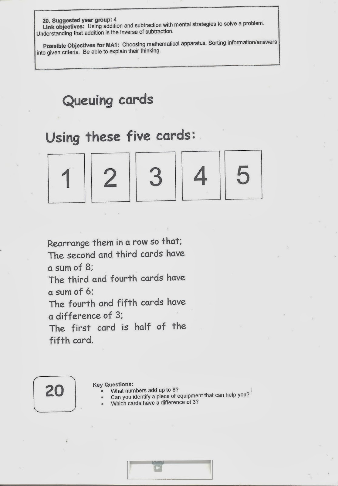 Let's Learn Together: Maths investigations from UK