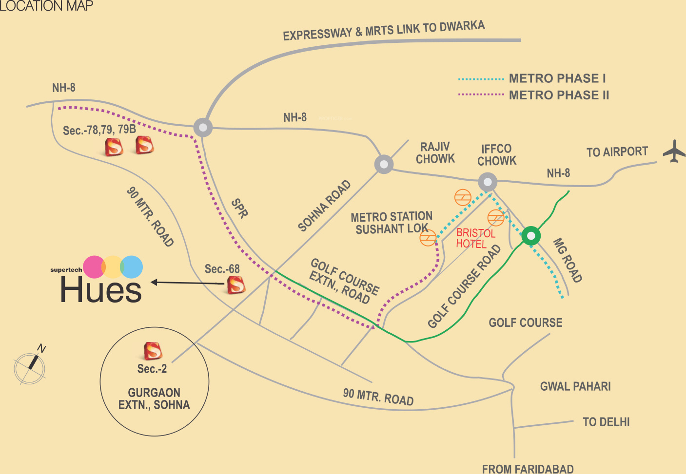Supertech Hues Sector 68 Sohna Road Gurgaon