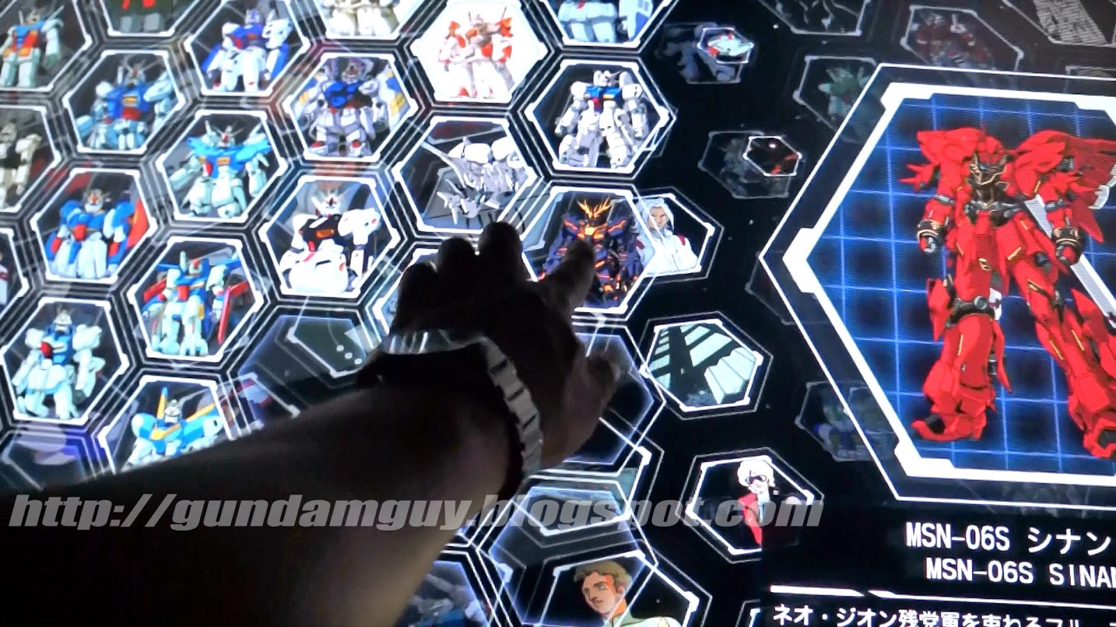 GUNDAM GUY: Gundam Touch Screen Info Center (Gundam Guy @ Gundam Front ...
