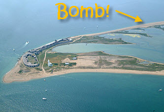 Enjoy Milford on Sea: Bomb on Hurst Spit