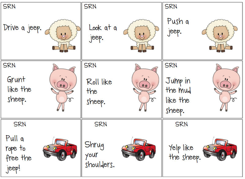 headlinesandmore: Sheep In a Jeep Speech and Language