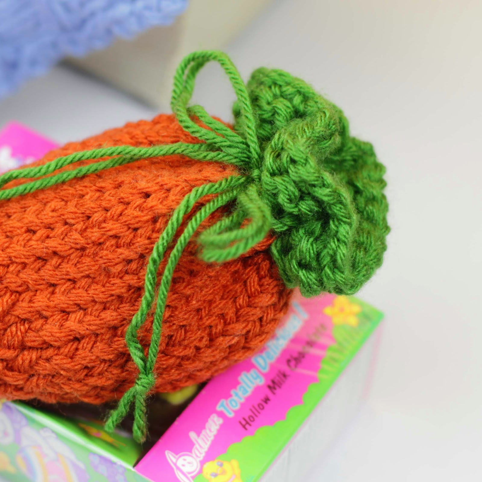 LOOM KNIT BUNNY & CARROT CANDY HOLDERS | Loom Knitting by This Moment ...