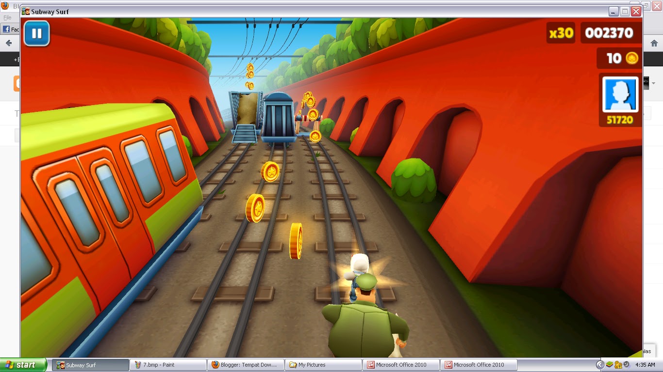 Tempat Download Game Gratis : Subway Surfers Gratis untuk komputer + Cheat