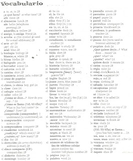 Mrs. Scott's Spanish 1A Period 4: Chapter 2 Vocabulary Master