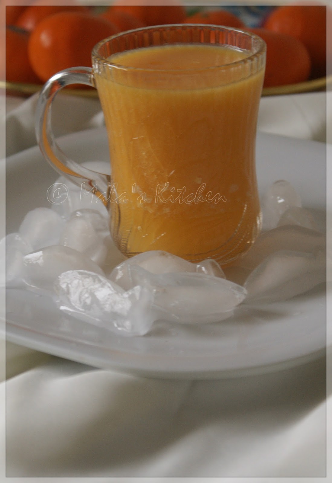 Clementine & Pineapple Juice - Malas-Kitchen