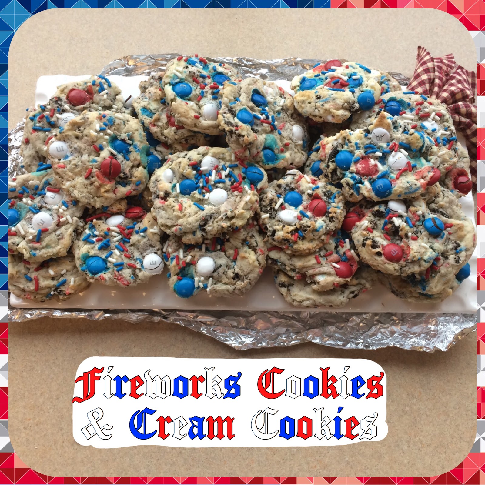 Fireworks Cookies & Cream Cookies | Dolce Bella Baker