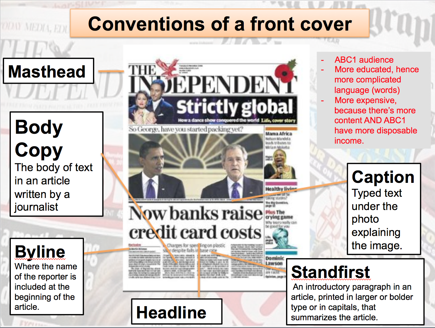 News Genre Conventions