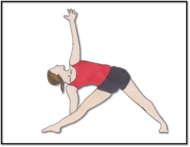 The Bending Enthusiast: Extended Triangle Pose/Utthita Trikonasana