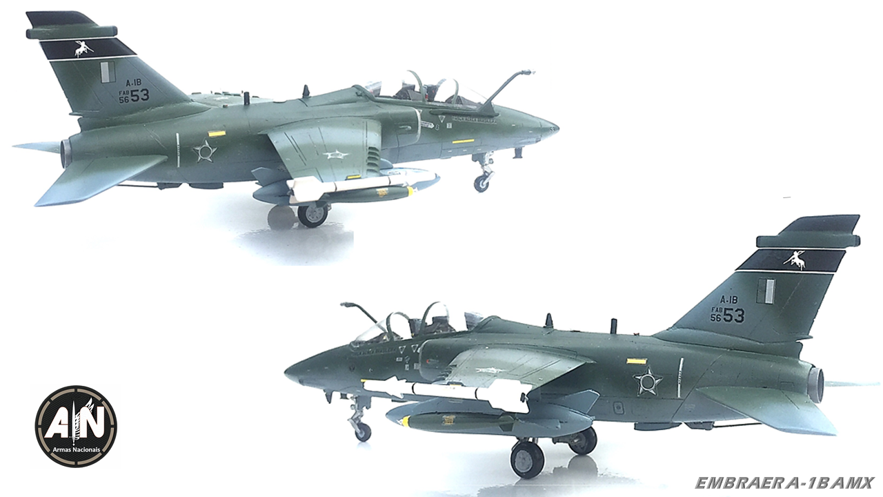 Armas Nacionais - Modelismo & História: Embraer Internacional A-1B AMX
