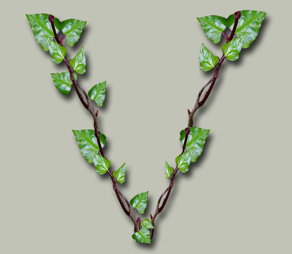GRANNY ENCHANTED'S BLOG: Free Scrapbook Alphabet Letters "Ivy" in JPG & PNG