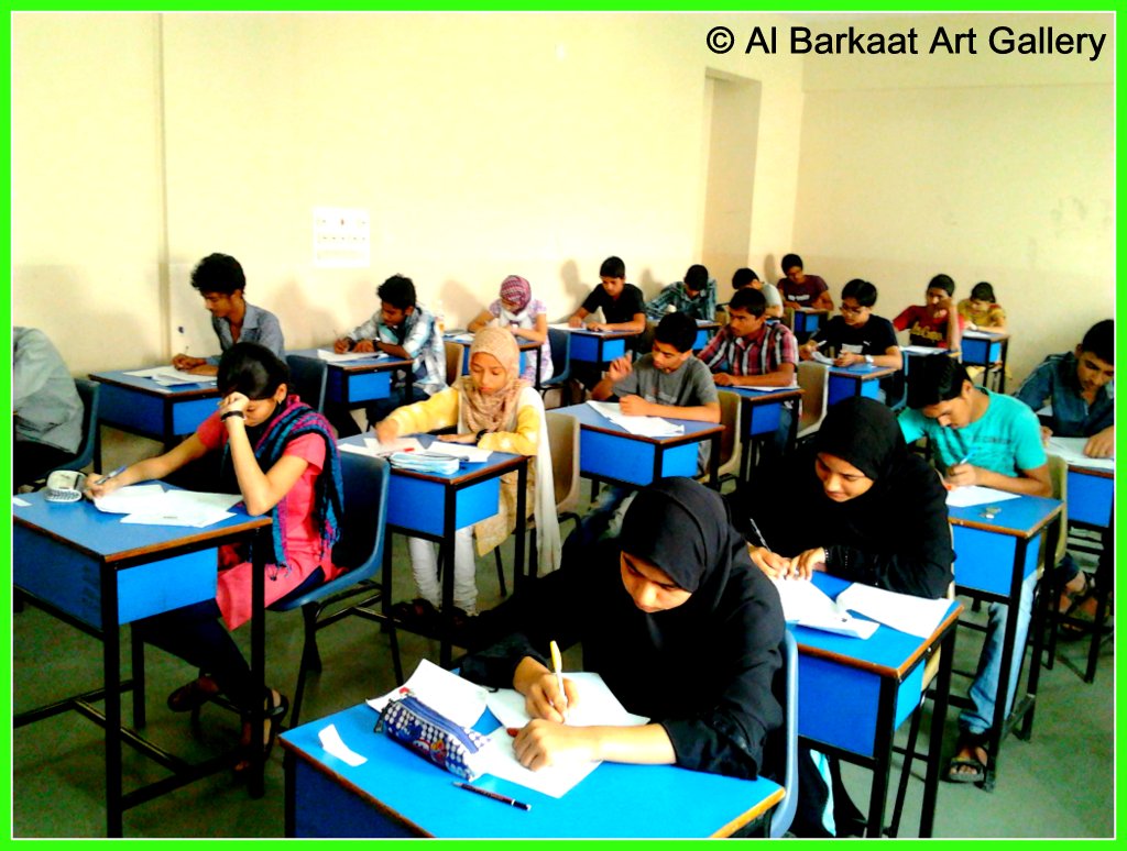 Al Barkaat Art Gallery: Al-Barkaat Public School Holds XI Entrance Exam