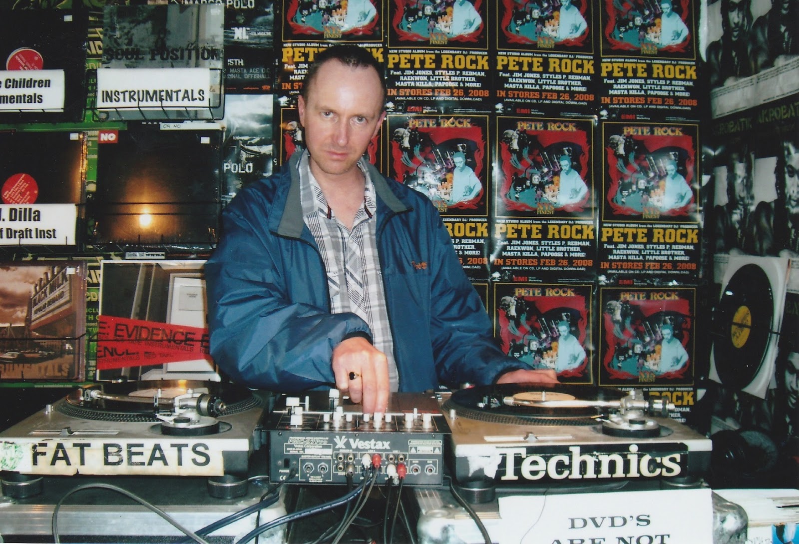 THROWBACK THURSDAY: FAT BEATS, NEW YORK, 2008 – Mark Devlin