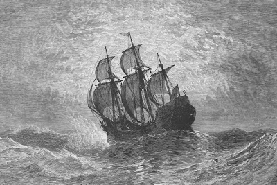 U.S. Timeline: 1620 - The "Mayflower Pilgrims"