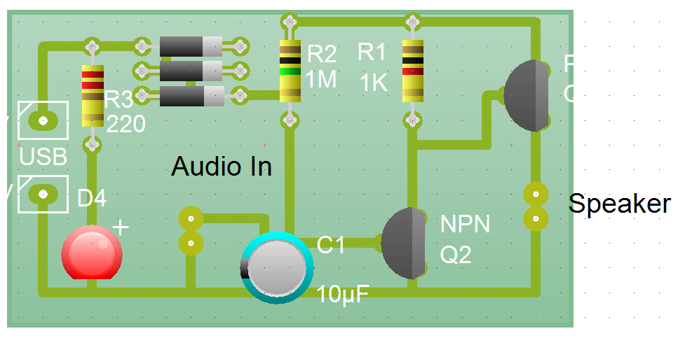 Practicas con Arduino: Amplificador de sonido con 2 transistores