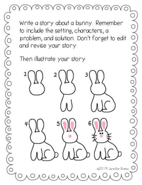 Finally in First: Bunny Writing FREEBIE!