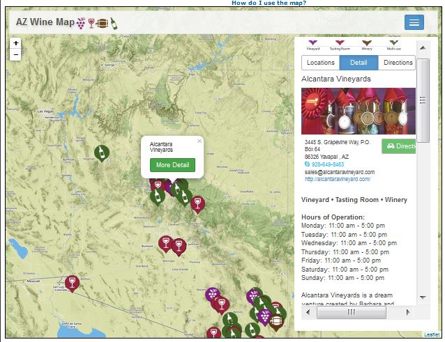 Arizona Geology: New interactive map of Arizona wineries, vineyards ...