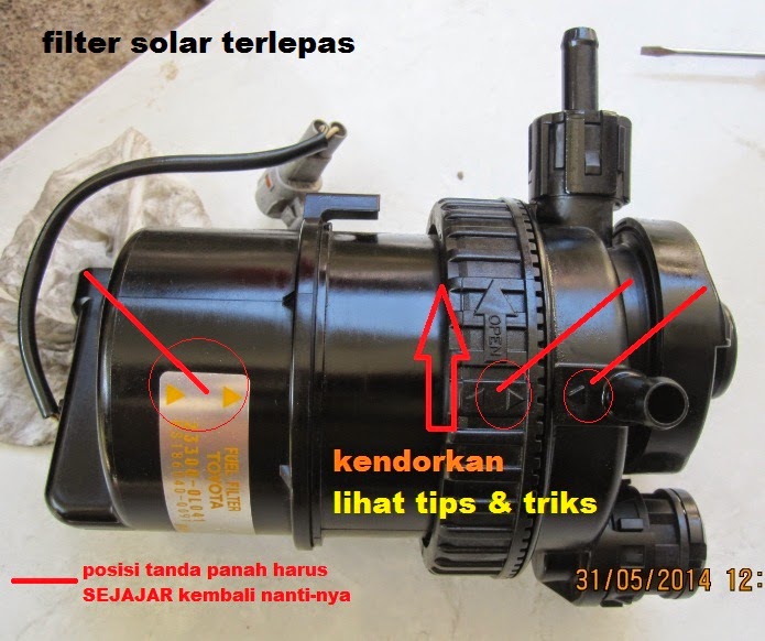 DIY : tutorial ganti filter solar Innova {zabdoel}