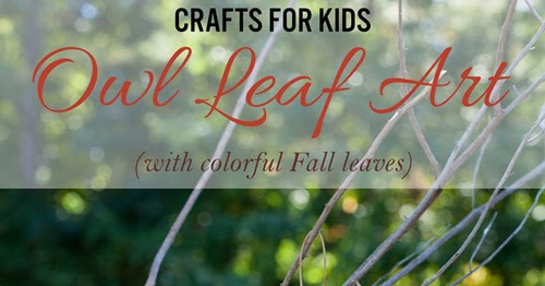 My Owl Barn: Easy Owl Leaf Art