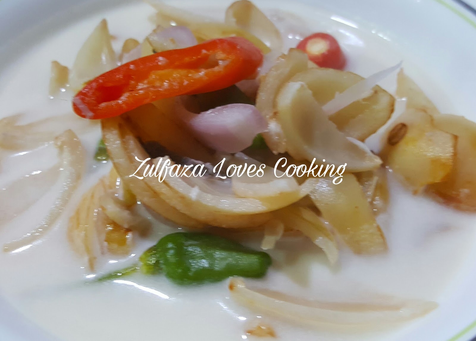 ZULFAZA LOVES COOKING: Sayur lemak kulit rambai
