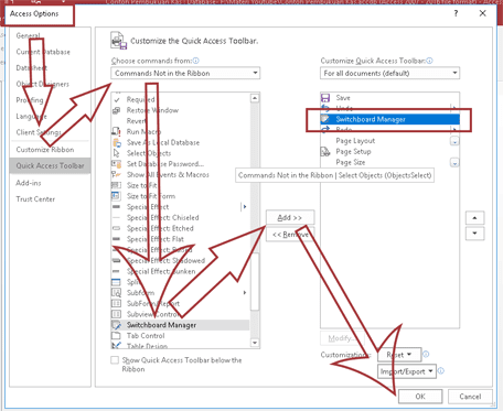 Membuat Switchboard Manager Microsoft Access 2016 - Parman-acc