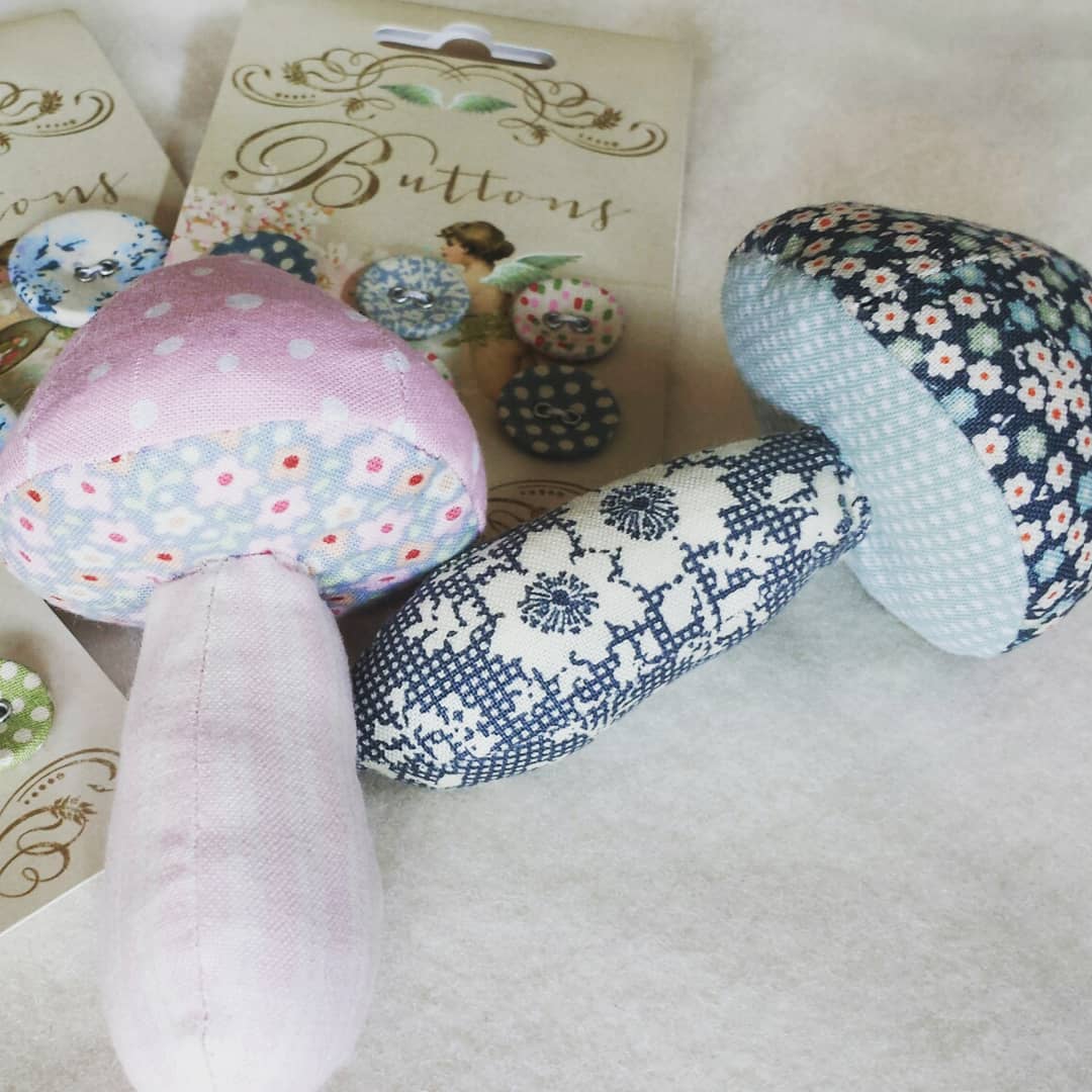 Sew Me Something Good: WIP Wednesday - Making Mini Mushrooms