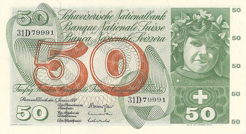 Flyer Goodness: Swiss Banknotes