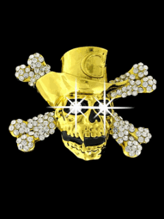 Skeleton-Skull: Bling Skulls