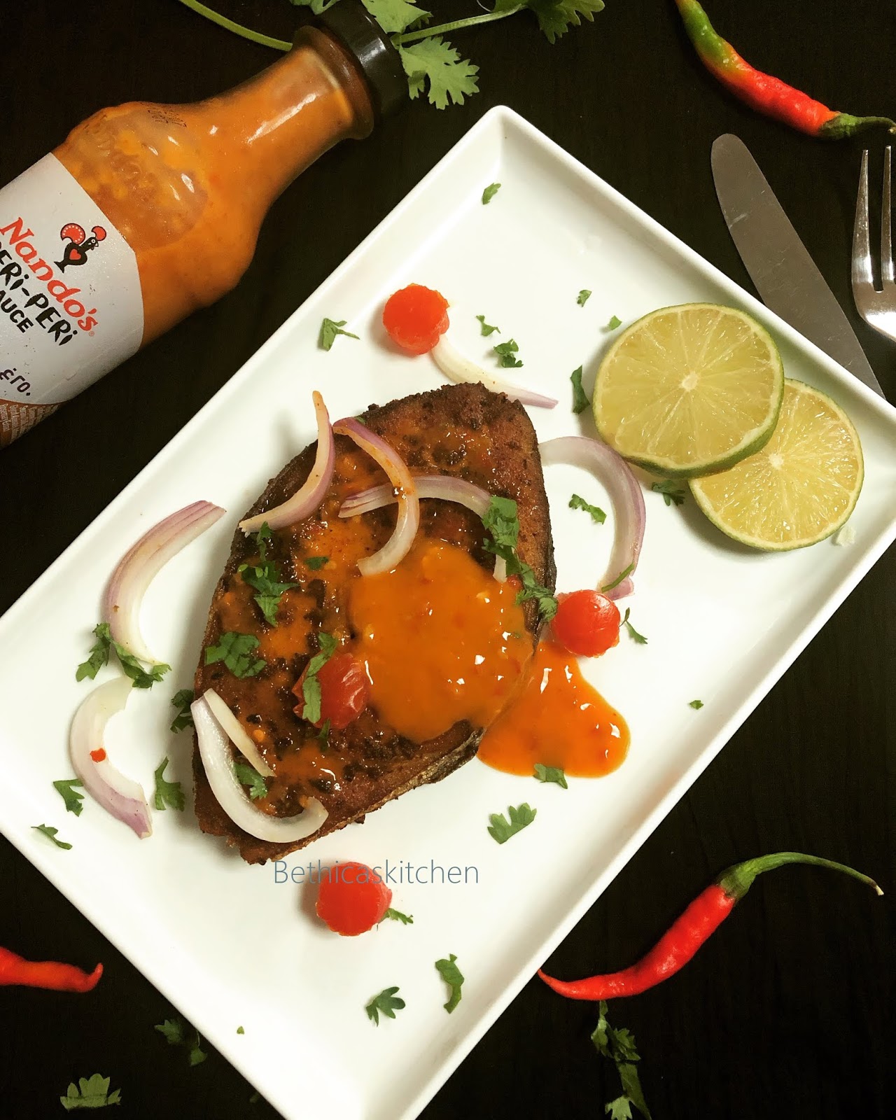 Bethica's Kitchen Flavours: Peri Peri Fish Fry