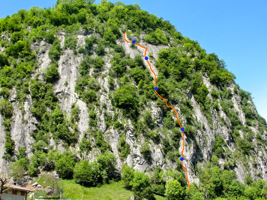 Le montagne alle quali appartengo: Rocca di Baiedo - via Solitudine