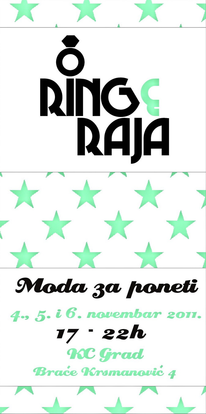 frashion: RINGeRAJA at Fashion to go... / RINGeRAJA na Modi za poneti...