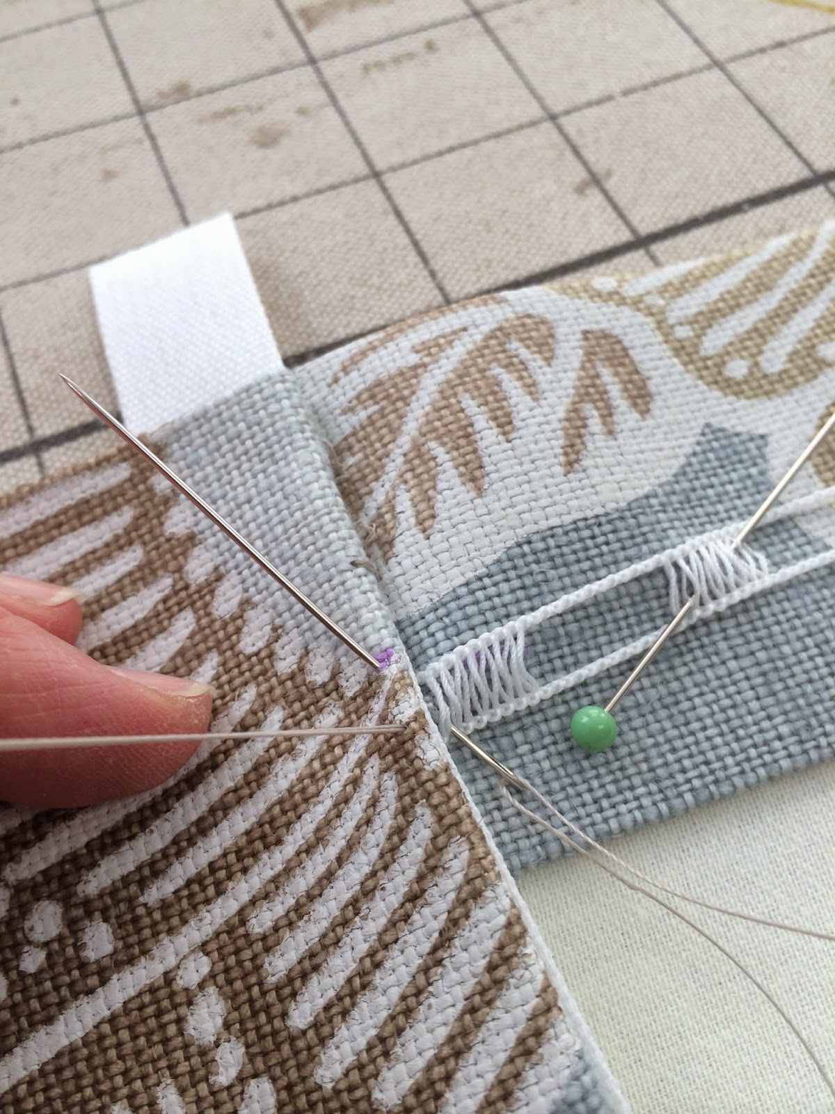 Leatherwood Design Co: My new method for shade bottom hems