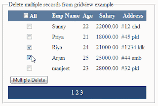 Delete multiple records from asp.net gridview with checkbox selection | Preserving checkbox ...
