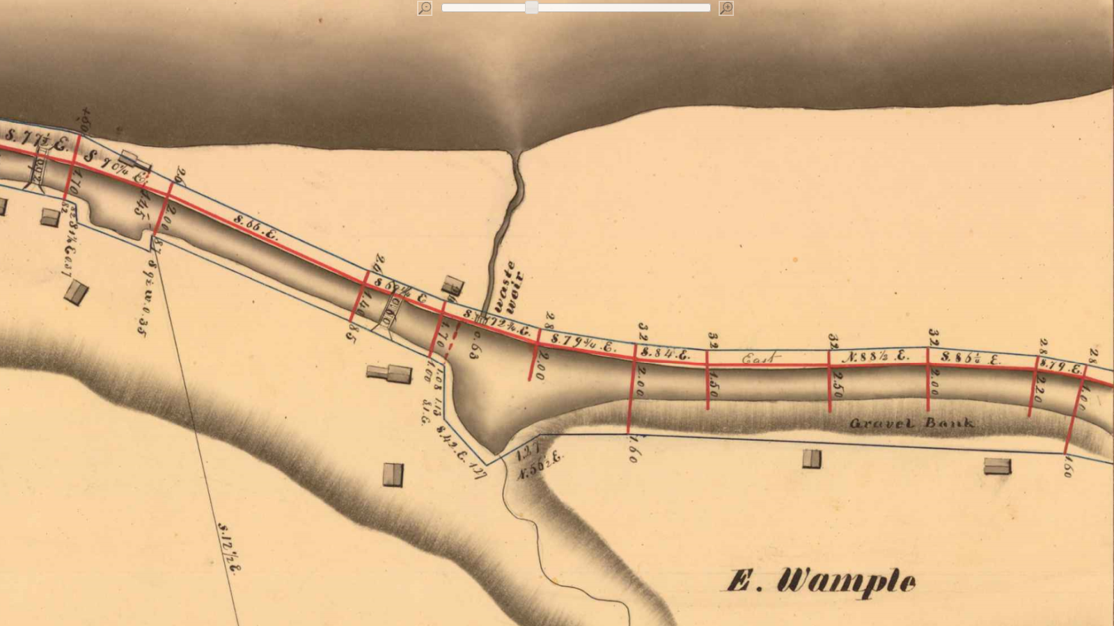 Erie Canal Maps in the NYS Archives Digital Collection