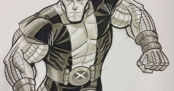 Marvel Comics of the 1980s: Colossus by Nick Bradshaw