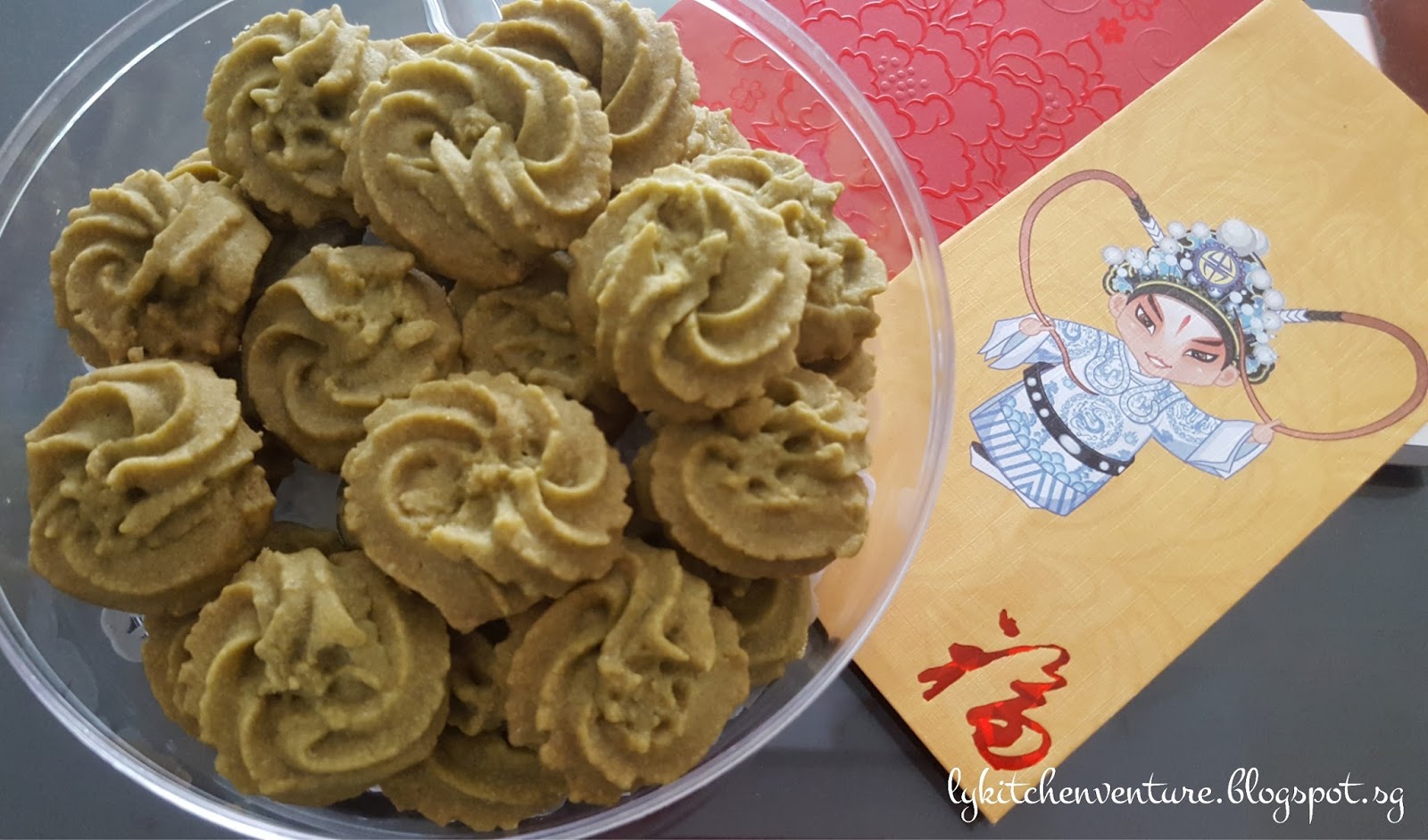 LY's Kitchen Ventures: Matcha Butter Cookies